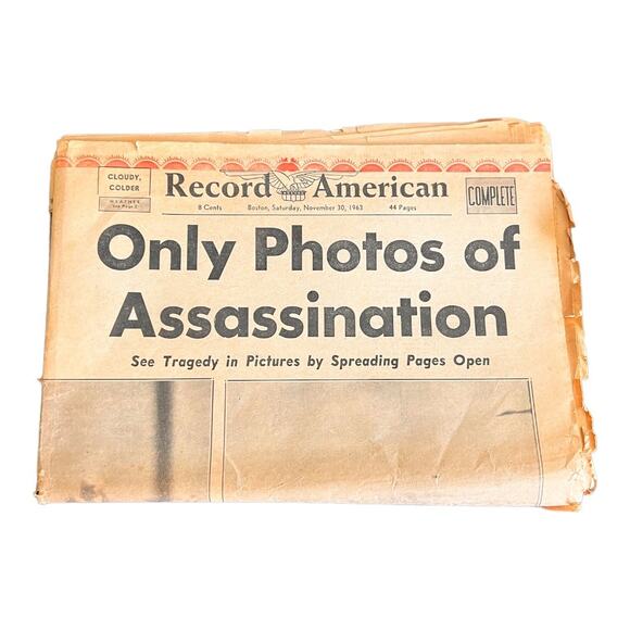 Boston Record American | Other | Boston American Record Paper Of ...